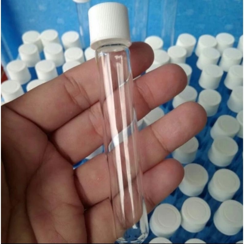 Jual Tabung reaksi/test tube tutup ulir/screw 10ml | Shopee Indonesia