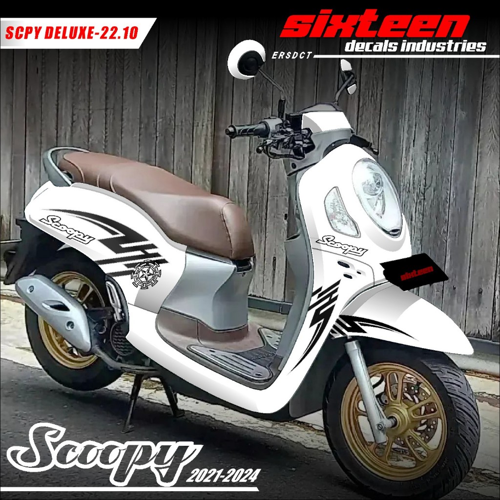 Jual (COD) Decal Stiker Honda All New Scoopy Prestige 2021 2022 2023 ...
