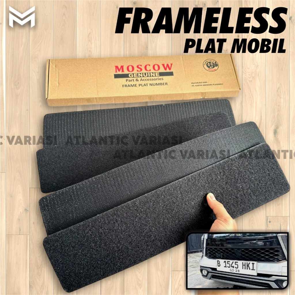 Jual SET DUDUKKAN PLAT FRAMELESS / TATAKAN PLAT MOBIL DUDUKAN FRAME ...