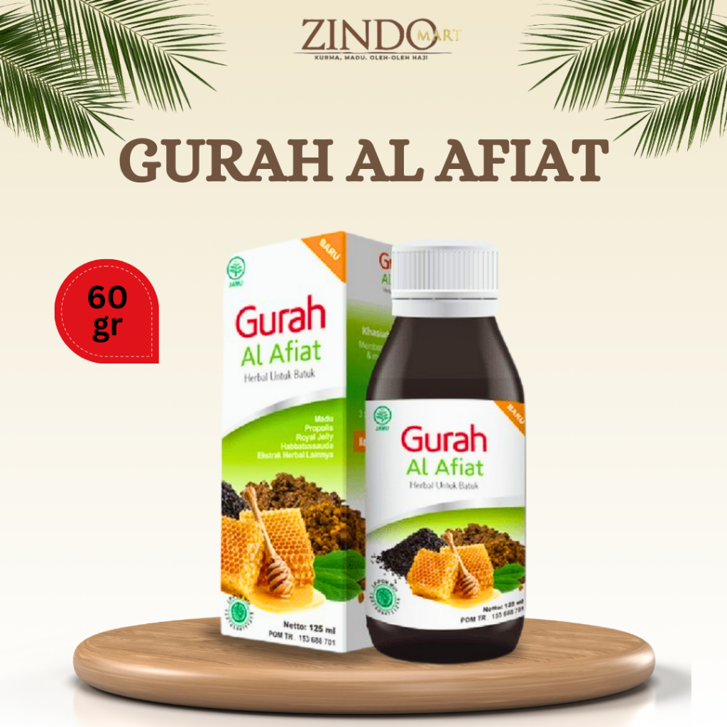 Jual GURAH AL AFIAT - Sirup Herbal Gurah Al Afiat 60ML | Shopee Indonesia