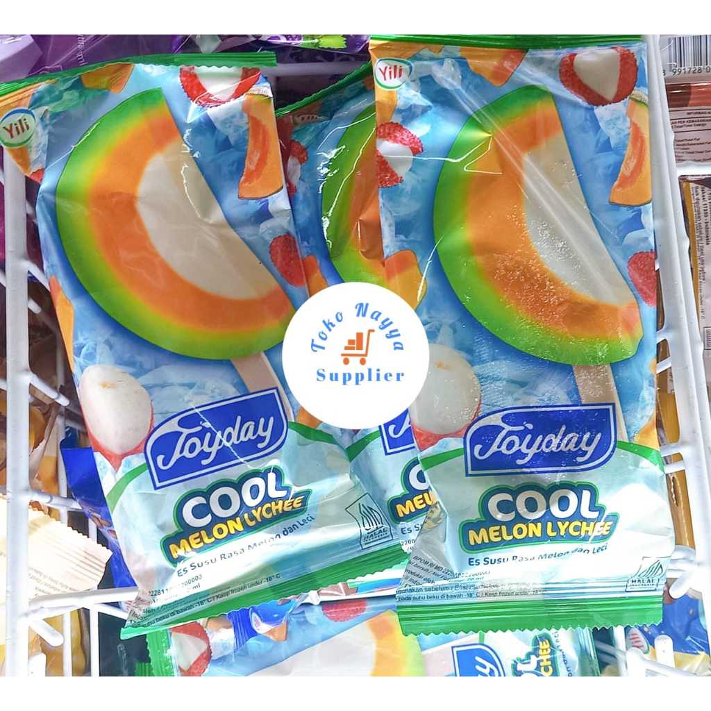 Jual Es Krim Joyday Melon Lychee - Es Susu Rasa Melon dan Leci | Shopee ...