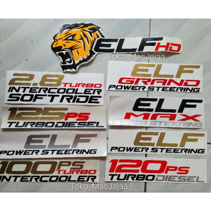Jual stiker sticker elf stiker isuzu elf macan 125 ps stiker isuzu elf ...