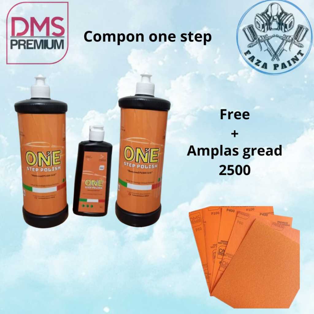 Jual COMPOUND ONE STEP POLISH DMS PREMIUM / COMPOUND WATERBASED 200gram ...