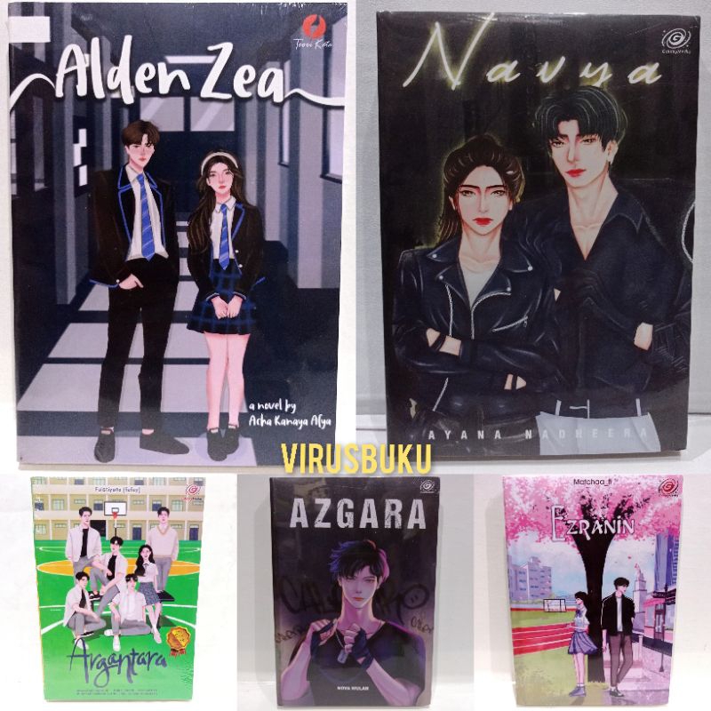 Jual Paket isi 5 Novel Azgara + Navya + Argantara + Ezranin + Alden Zea ...