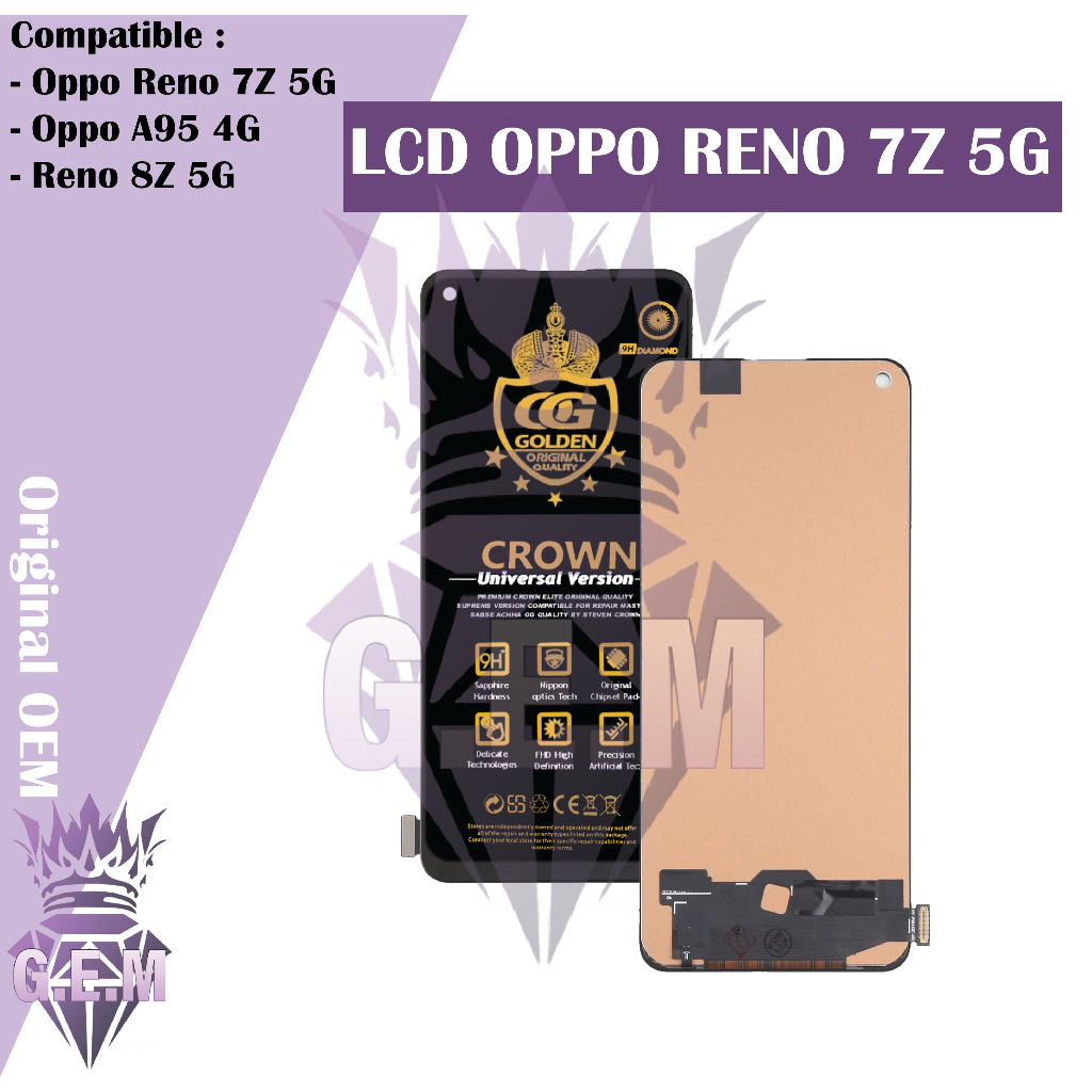 Jual LCD TOUCHSCREEN OPPO A95 4G / RENO 7Z 5G / RENO 8Z 5G FULLSET ORIGINAL | Shopee Indonesia