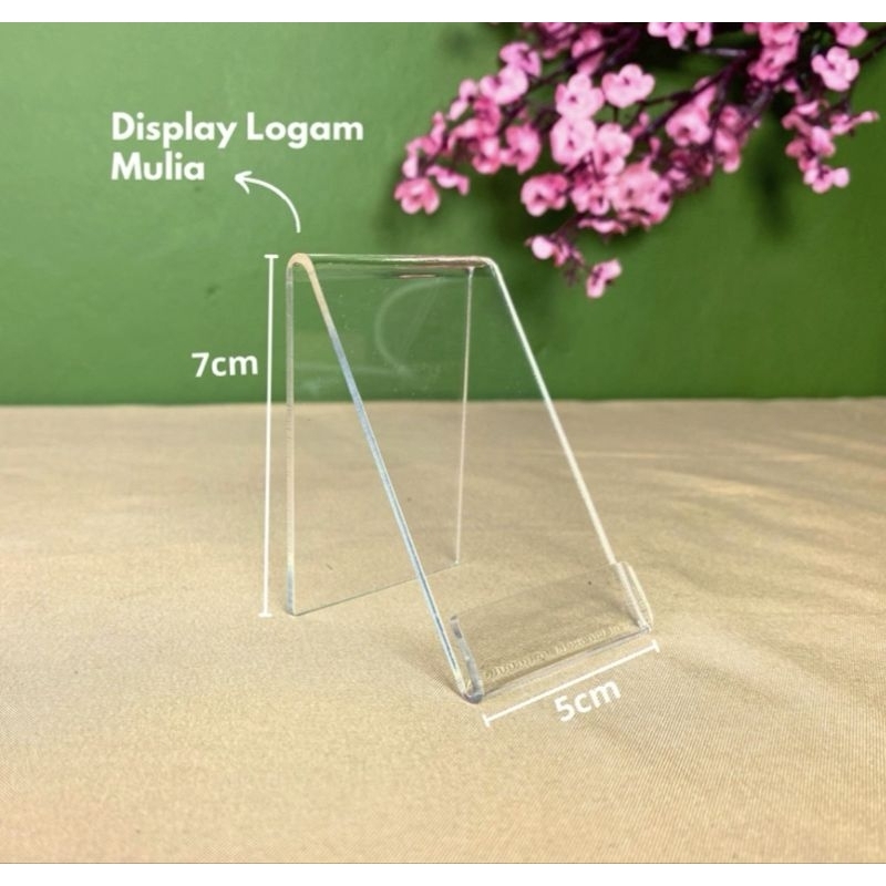 Jual Display Akrilik Logam Mulia/Tatakan Display Akrilik Logam Mulia ...