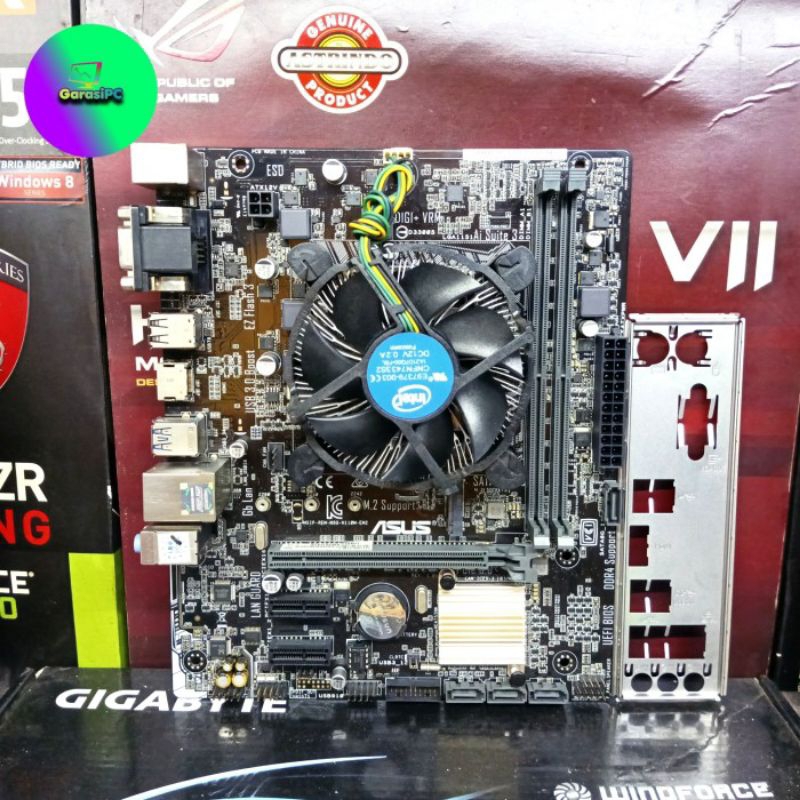 Jual Motherboard Asus H110M-E M.2 LGA 1151 Processor Intel® Pentium® G4400 3.30GHz SkyLake DDr4 ...