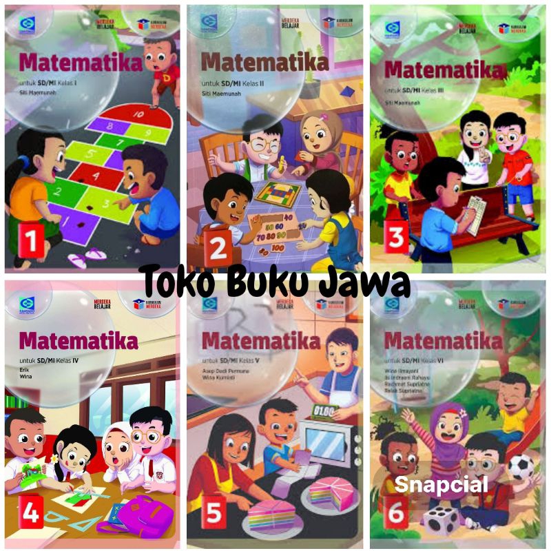 Jual OBRAL Buku SD Matematika Kelas 1 2 3 4 5 6 Grafindo Kurikulum Merdeka | Shopee Indonesia