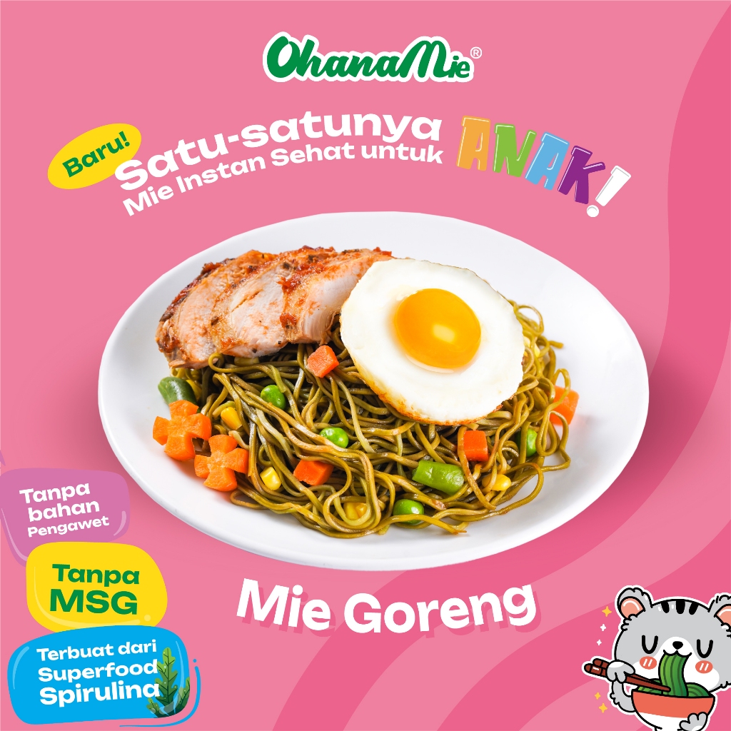 Jual Mie Goreng Instan Sehat Anak Non MSG Ohana Mie - Isi 5 | Shopee ...
