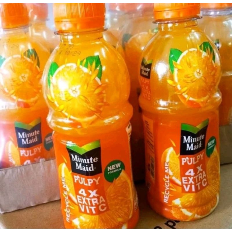 Jual MINUTE MAID Pulpy Orange 300 ml | Shopee Indonesia