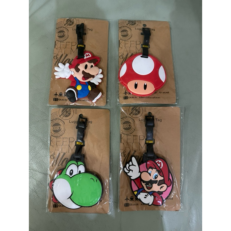 Jual luggage tag/gantungan koper tas Super Mario Bros & friends ...