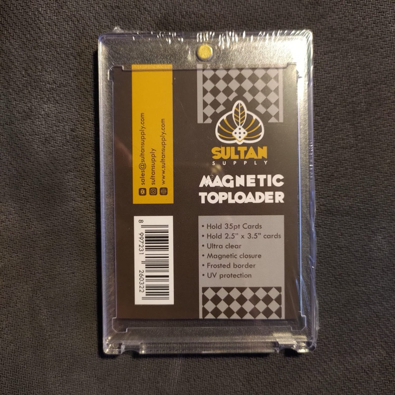 Jual Sultan Supply Magnetic Toploader 35 pt (2,5" x 3,5") | Shopee ...