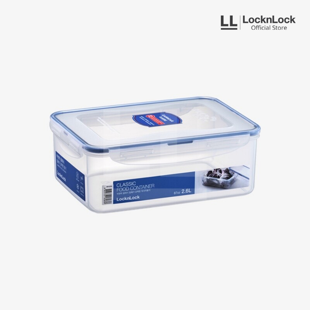 Jual LocknLock Classic Rectangular Short Wadah Serbaguna 2.6L - HPL826 | Shopee Indonesia