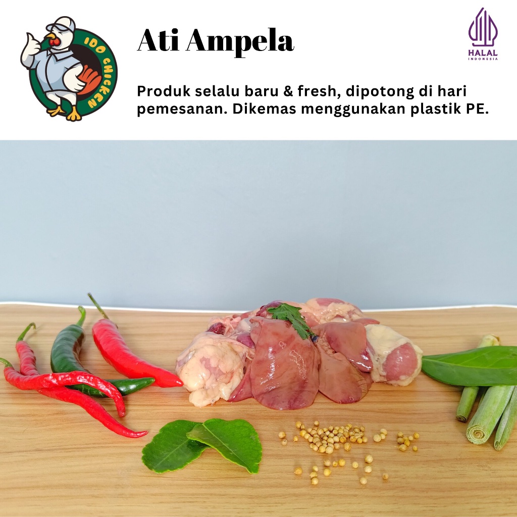 Jual Ati Ampela Ayam Segar dan Halal - Ido Chicken | Shopee Indonesia