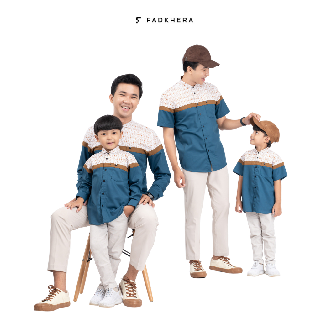 Jual Fadkhera Aqsa Baju Koko Pria Cuople Father & Son | Shopee Indonesia