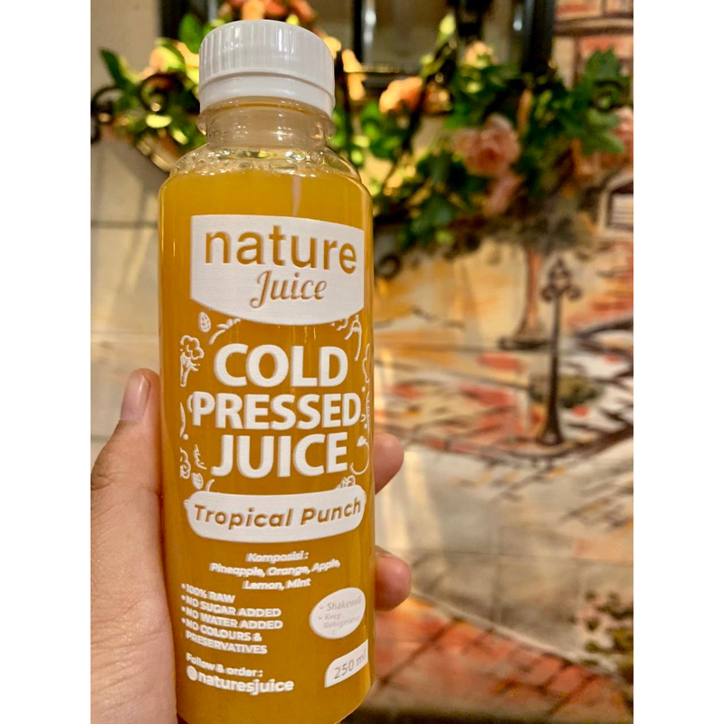 Jual Juice Nanas, jeruk, ( Tropical Punch ) cold pressed juice 250ml ...