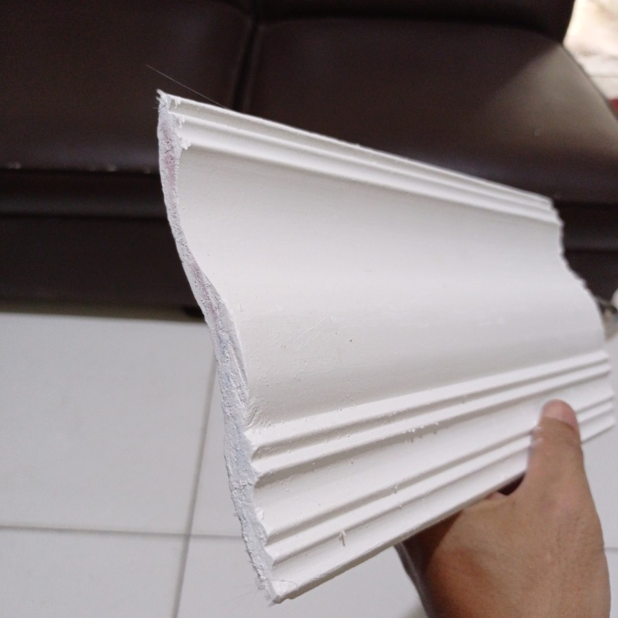 Jual Lis profil Gypsum/lis gypsum/lis plafon/lis atap sudut kiki 14 cm ...