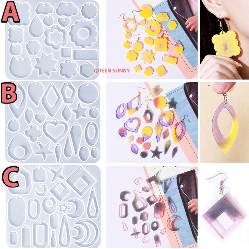 Jual Cetakan Resin Anting / Bandul Kalung / Liontin Pendant Perhiasan ...