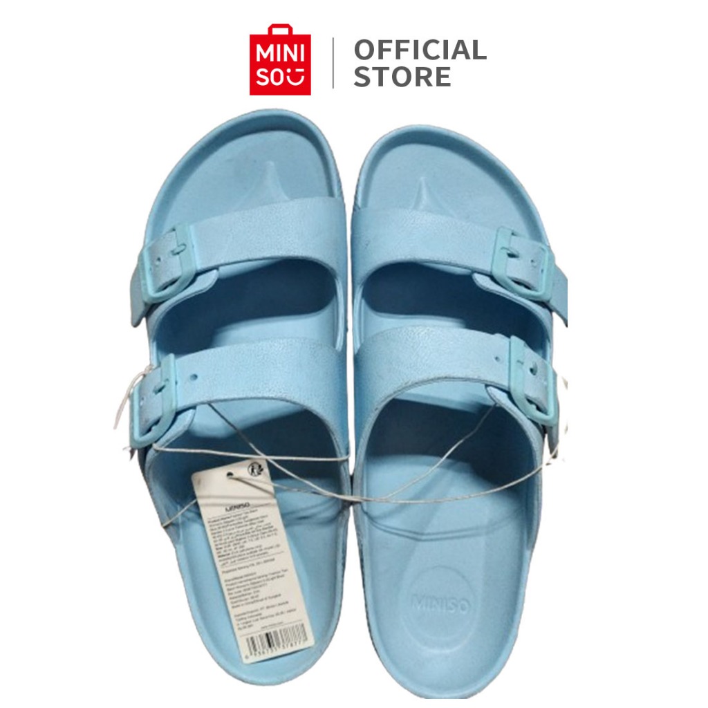 Jual MINISO Slippers Sandal Wanita dan Pria Flip-Flops Sendal Wanita ...