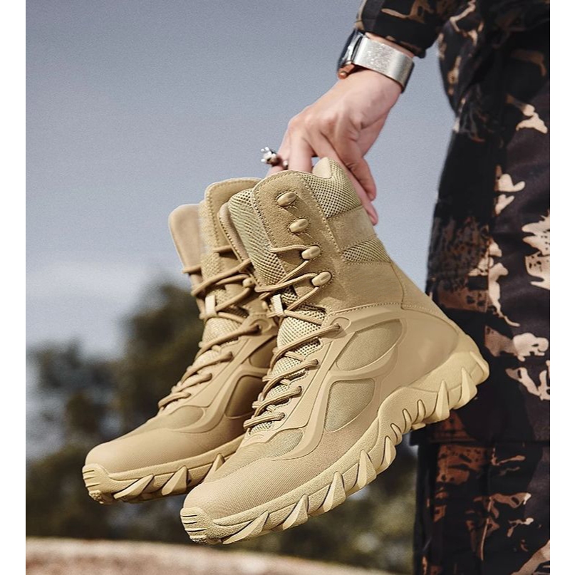 Jual Sepatu Boots Pria Pdl PDH TNI POLRI Sepatu Kerja Pria Lapangan ...