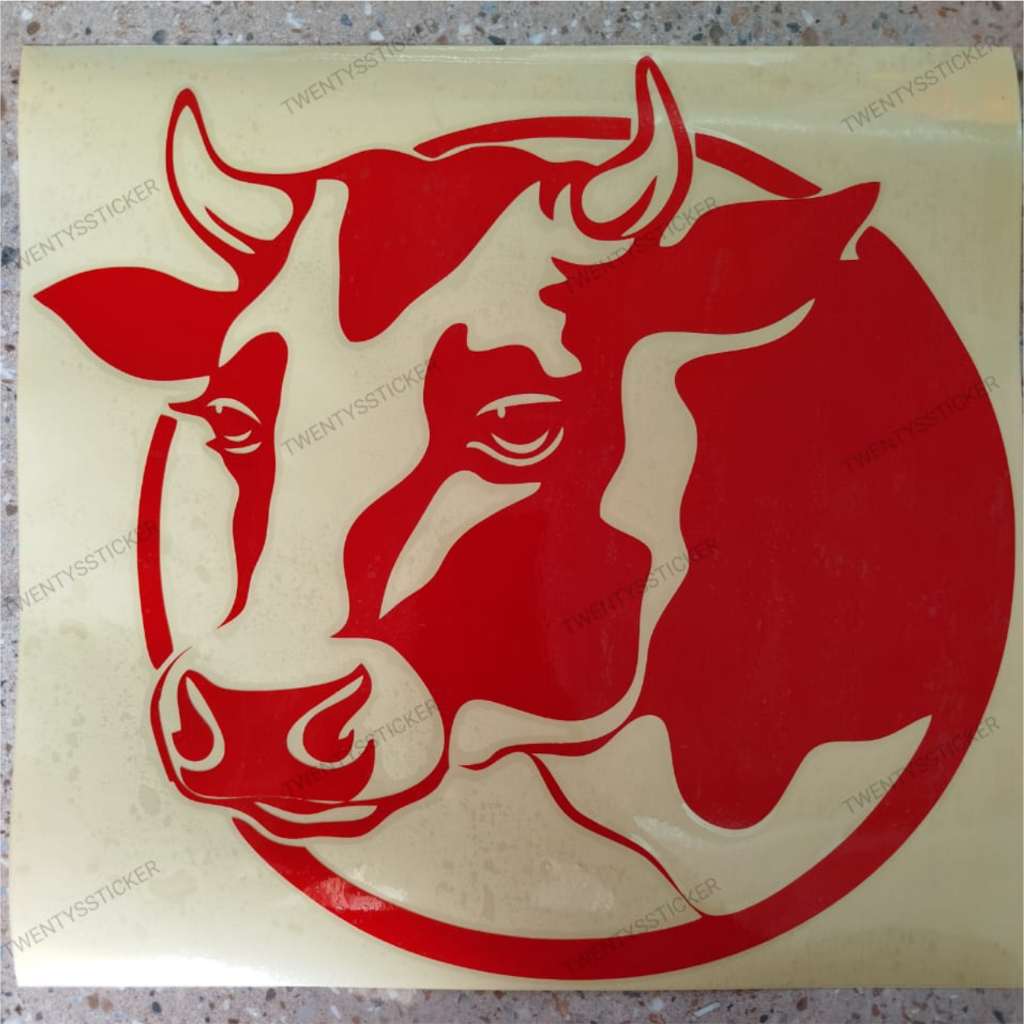 Jual STIKER KEPALA SAPI CUTTING STICKER | Shopee Indonesia