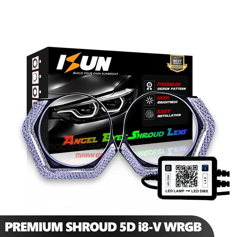 Jual ISUN PREMIUM Shroud i8-V WRGB Bluetooth APP HP 210 Mode dengan Welcome Light dan Sein ...