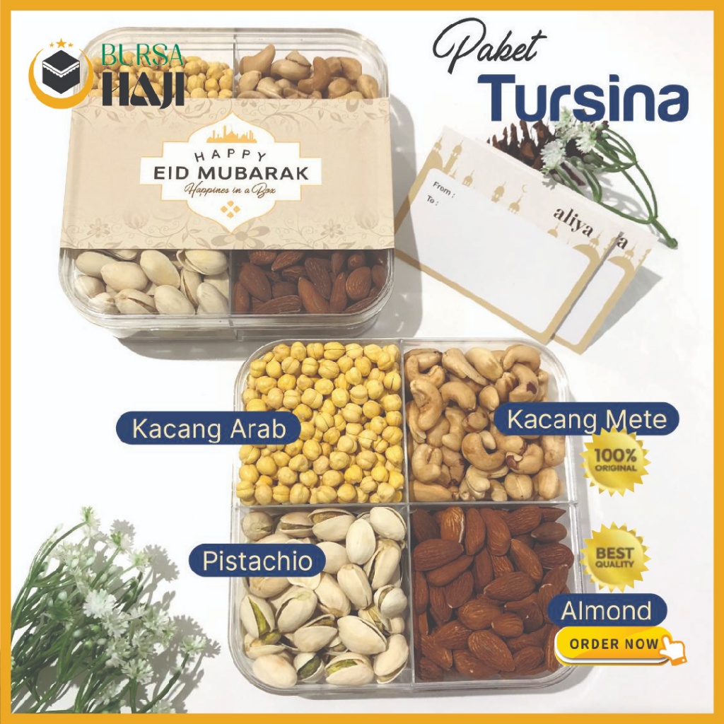 Jual Hampers Aneka Kacang-Kacangan Paket Tursina Cemilan Sehat | Shopee ...