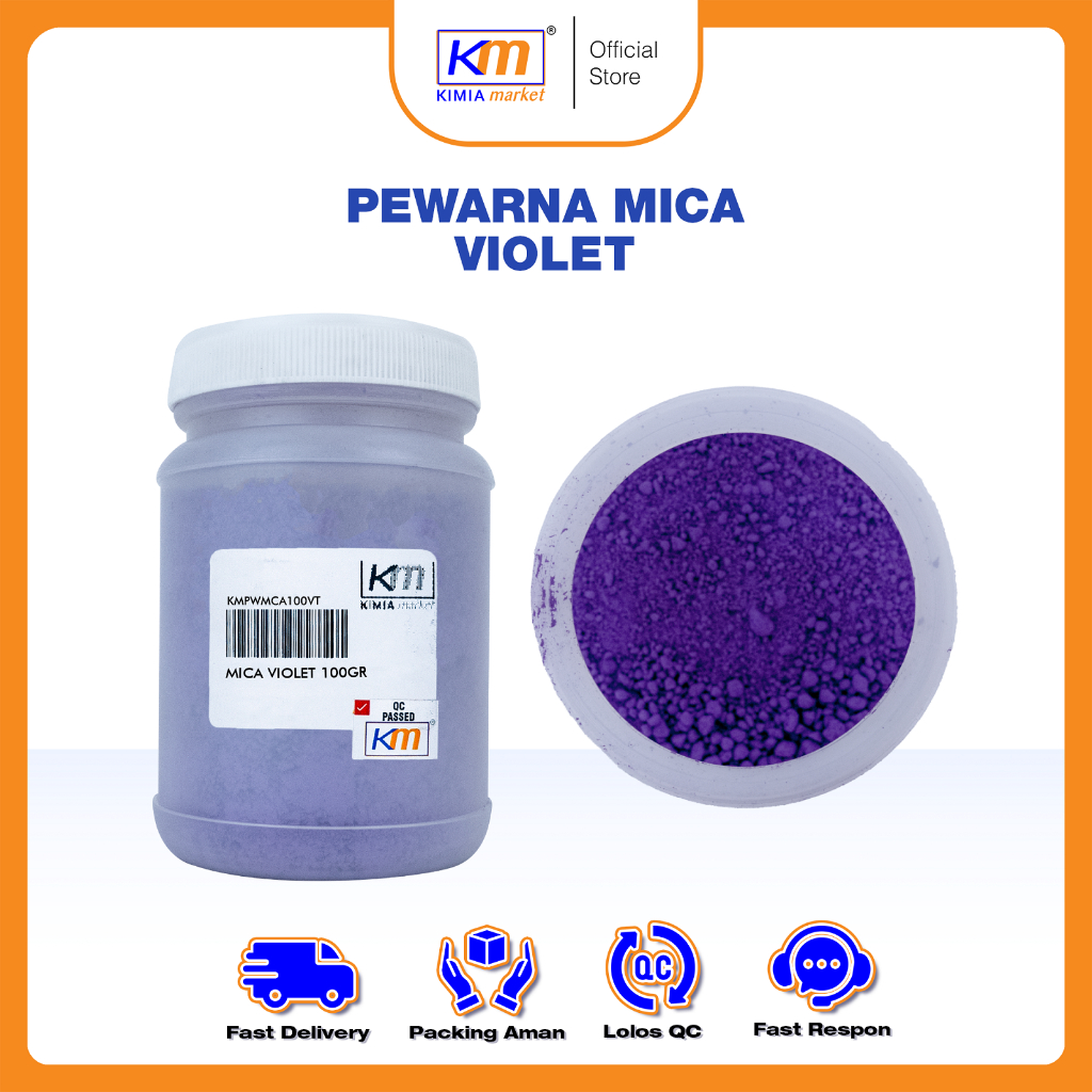 Jual Pewarna Mica Violet ukuran 100gr / Pewarna Resin / Pewarna Sabun ...