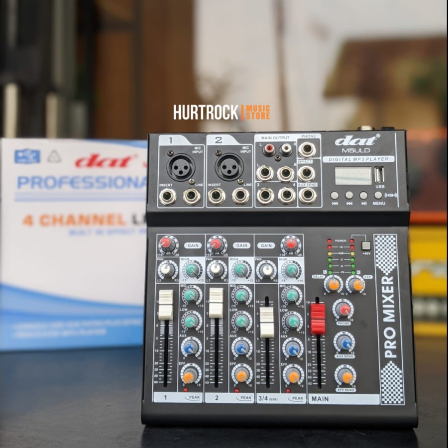 Jual Mixer 4 Channel DAT M5 ULD | Shopee Indonesia