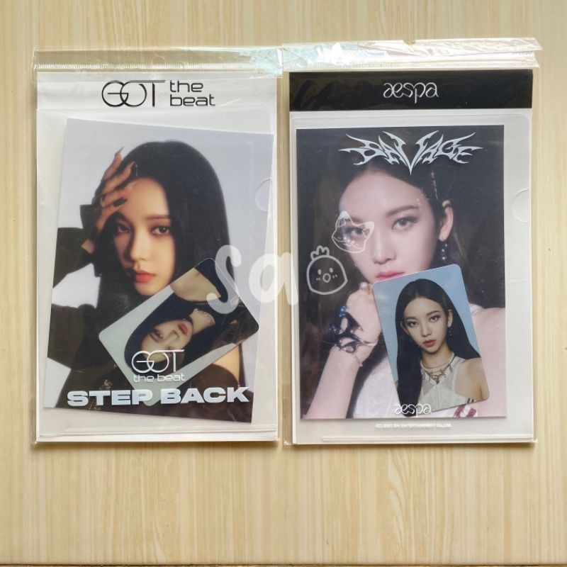 Jual Postcard Hologram Set PC Karina Sealed AESPA GOT THE BEAT Official ...