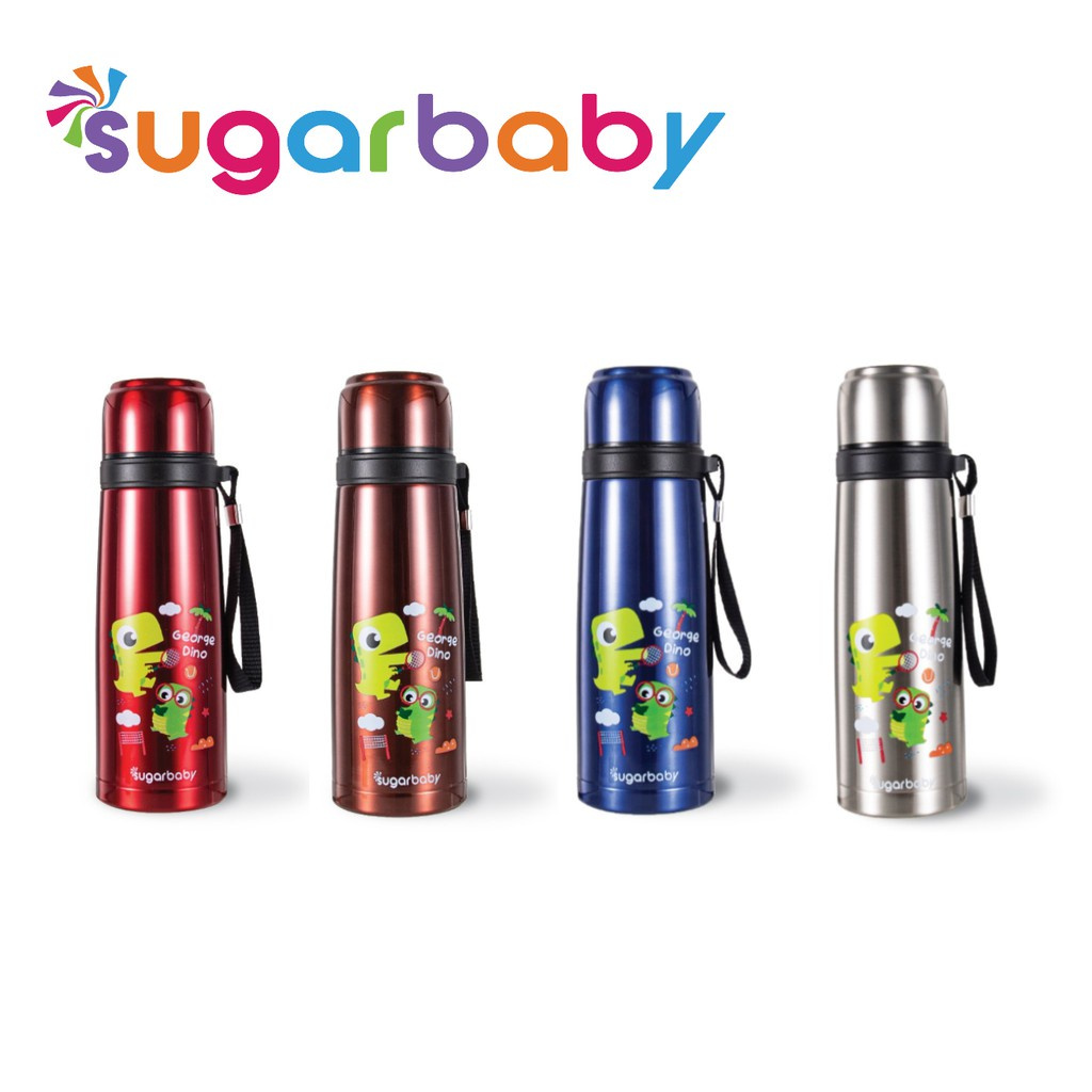 Jual Strong Vacuum Stainless Steel Bottle Dino 600ml - Thermos Bayi Anak Sugar Baby | Shopee ...