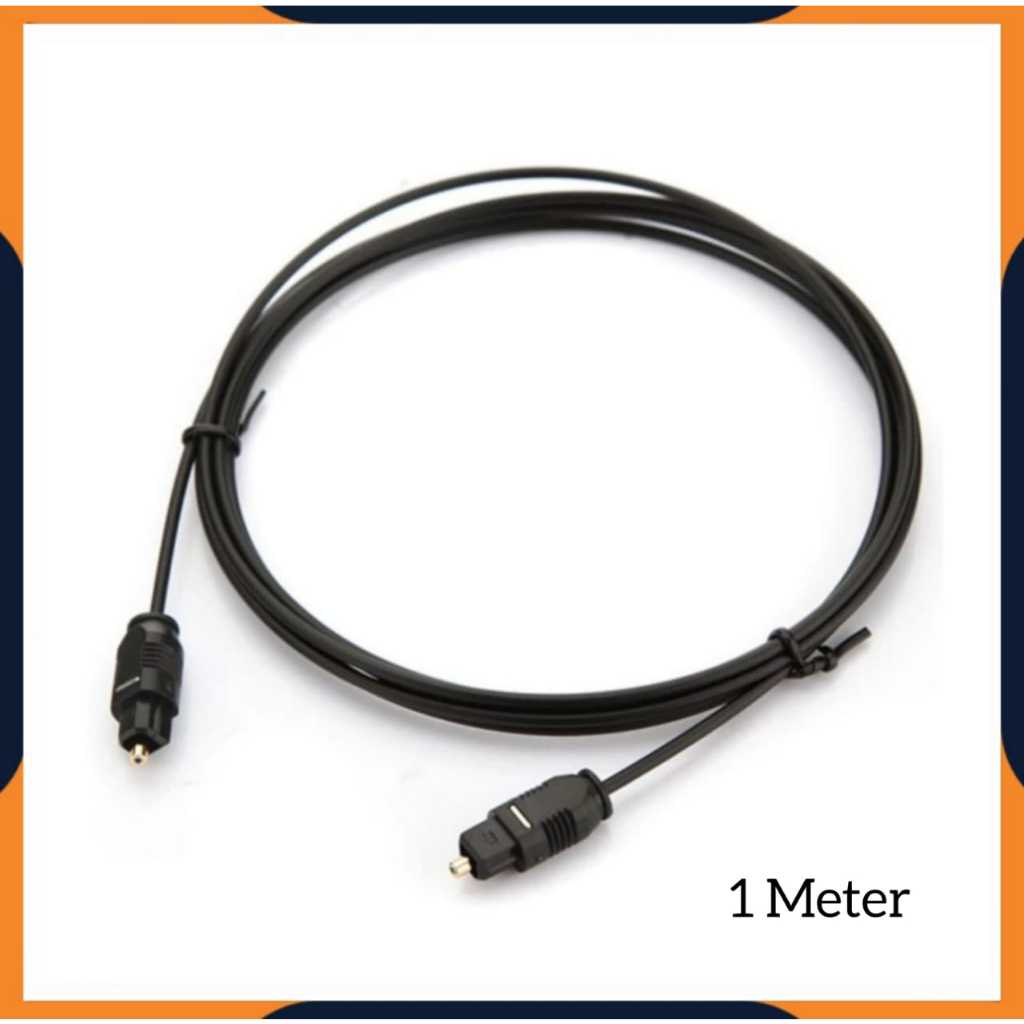 Jual [COD] KABEL AUDIO OPTICAL 1 METER / OPTIC / SPDIF / TOSLINK DARI ...