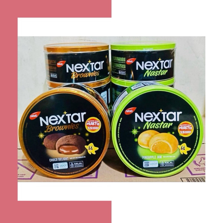 Jual RealPict Nextar Kaleng Brownies Nastar Noir star Cookies 171 gram ...