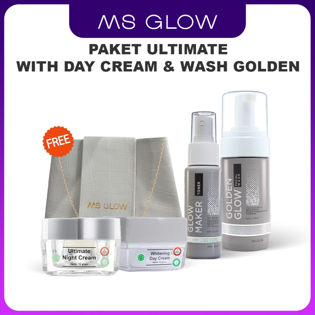Jual MS Glow Ultimate Paket Ultimate Series Krim Flek Hitam Skincare ...