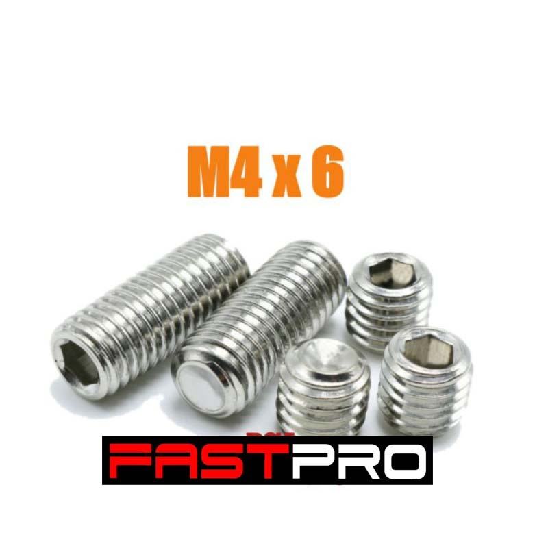 Jual SUS 304 Socket Set Screw M4 x 6 / Baut L Tanam / L Set Stainless ...
