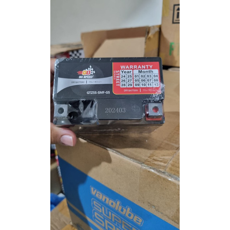 Jual BATTERY / BATERAI AKI KERING MERK GO SPEED GTZ5S | Shopee Indonesia