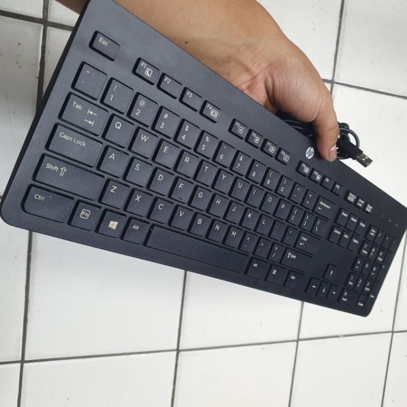 Jual KEYBOARD USB HP SLIM SUPER MULUS LIKE NEW | Shopee Indonesia