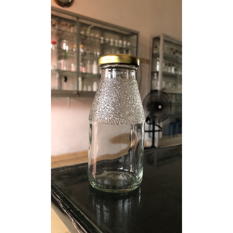 Jual botol kaca 200 ml juice kaca kemasan kaca tutup alumunium madu ...