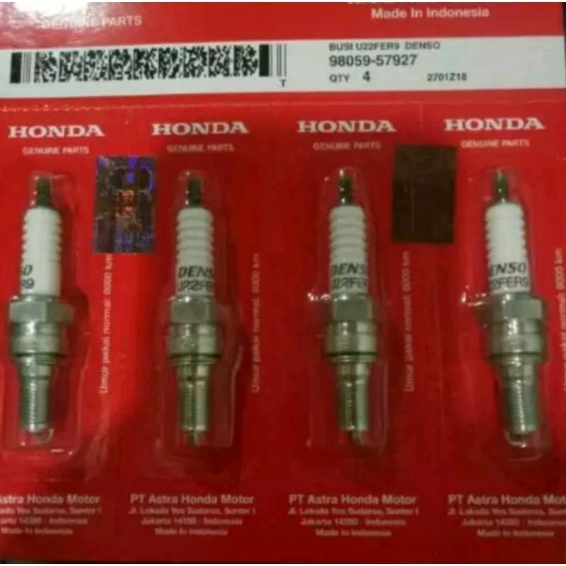 Jual 98059-57927 Busi Denso U22FER9 Vario 110 CW Techno Karbu ORIGINAL ...