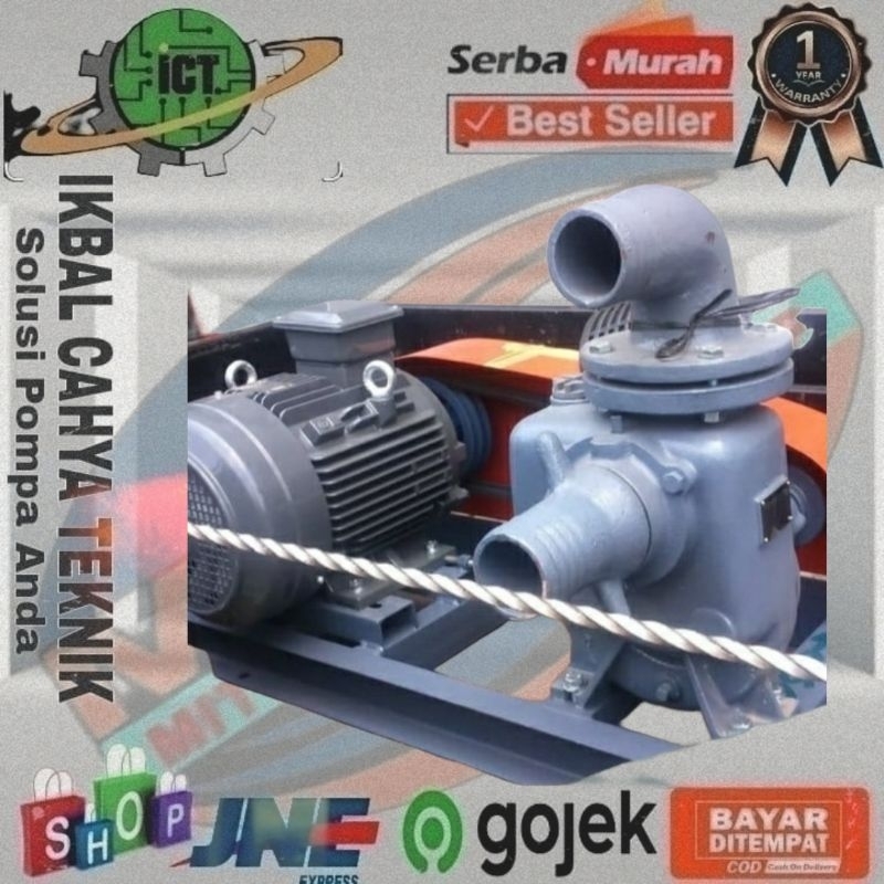 Jual Pompa Transfer Ebara 50 SQPB Cas Iron Set Motor Teco 2,2kw 3hp 3phase | Shopee Indonesia