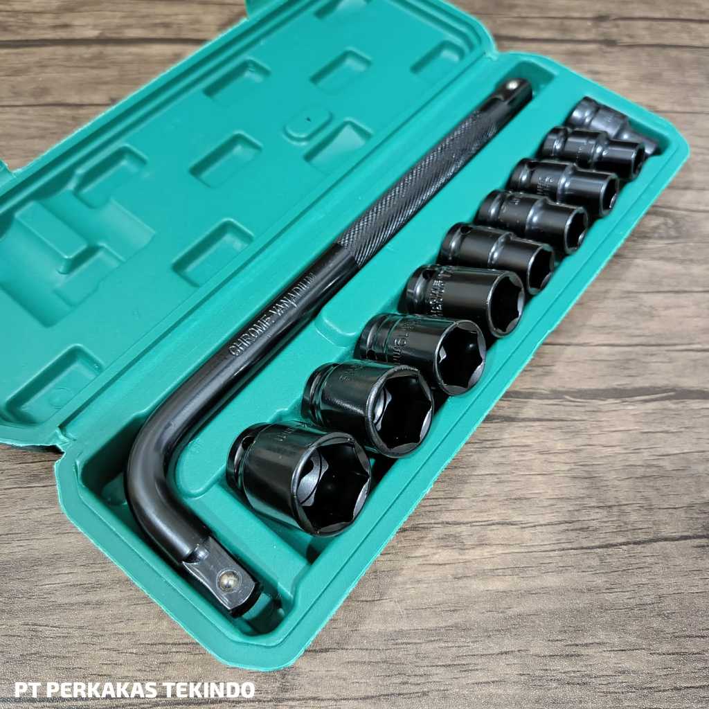 Jual Terbaru Kunci Shock Sok Impact 1/2 Inch 6 Pt Socket ( 8 - 24 Mm ...