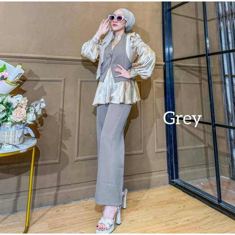 Jual Tasya Set Rompi Dan Celana Kulot By Nada Gisella | Shopee Indonesia