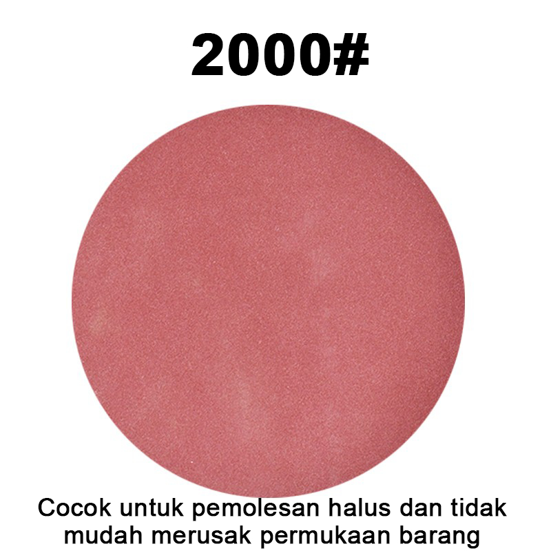 Jual NESO Amplas bulat Velcro [COD] 4 Inch Grit Grid 40 60 80 120 150 180 240 320 400 600 800 ...
