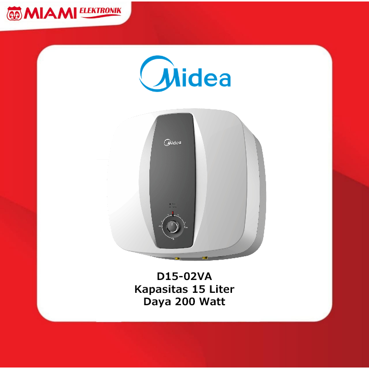 Jual MIDEA D15-02VA Water Heater 15 Liter Pemanas Air Listrik - VA Series - D15 | Shopee Indonesia