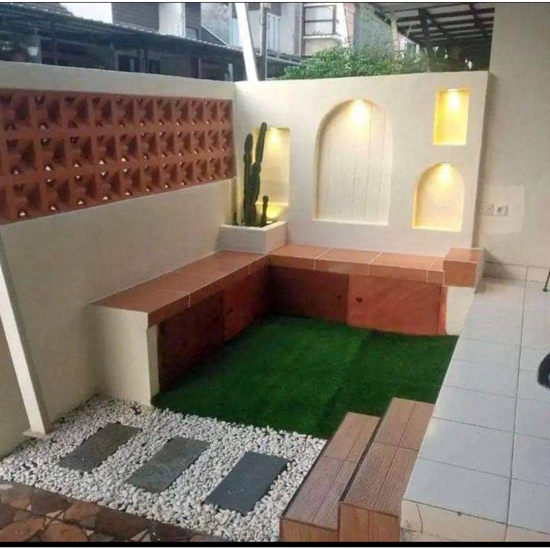 Jual Bangku Taman Beton Permeter/ kursi taman JABODETABEK | Shopee ...