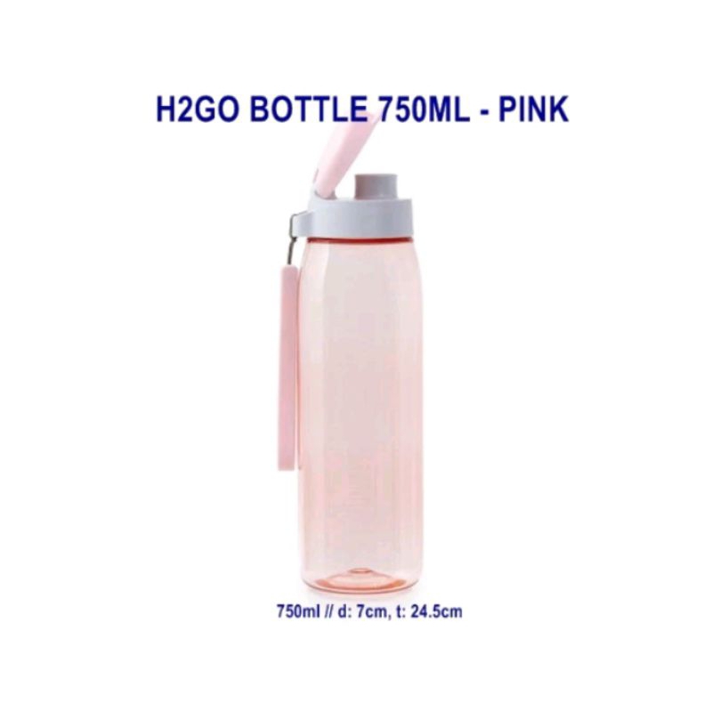 Jual botol kristal bening h2go 750ml Tupperware 1pcs | Shopee Indonesia