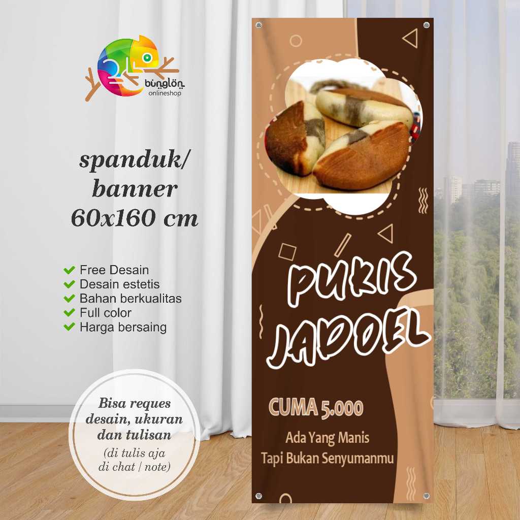 Jual Spanduk Banner Pukis Jadul Custom Desain | Shopee Indonesia