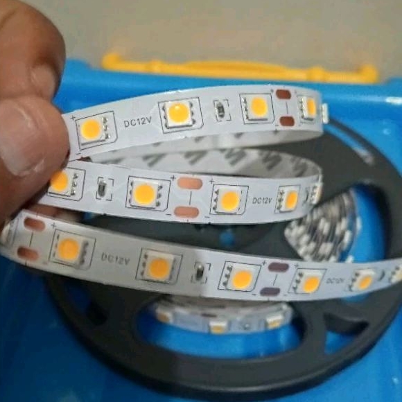 Jual LED Strip 5050 12V 60LED/M Indoor/ Strip Light 12V Mata Besar ...