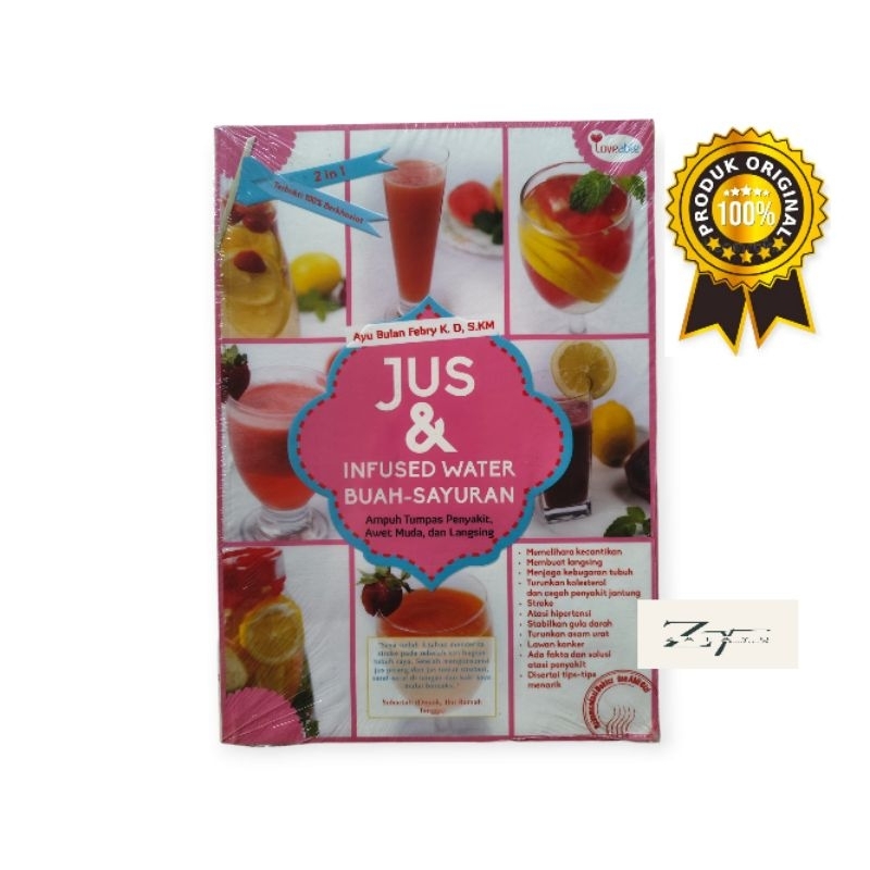 Jual BUKU KESEHATAN / JUS & INFUSED WATER BUAH - SAYURAN | Shopee Indonesia