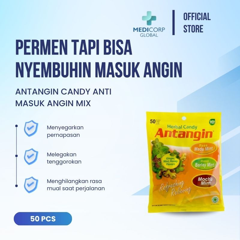Jual [MEDICORP] Antangin candy / permen anti masuk angin mix rasa isi ...